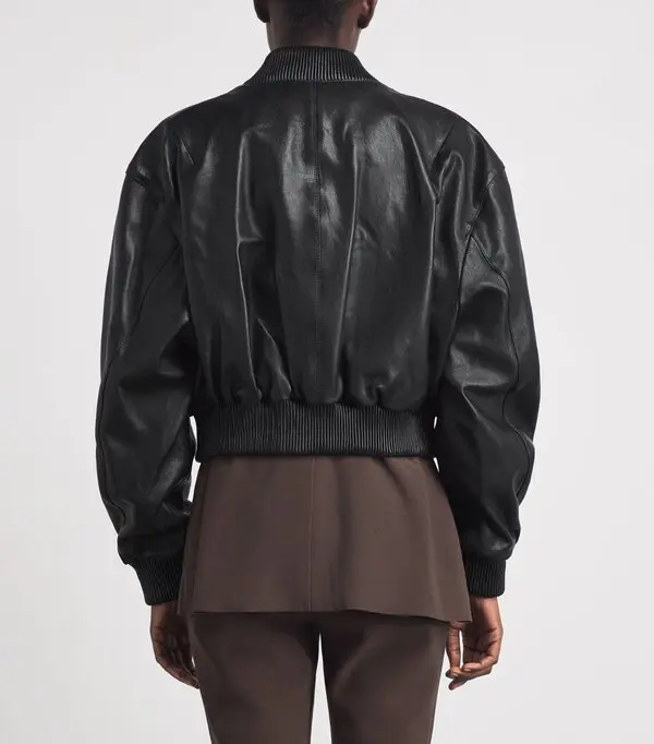 ARMA Hannah Leather Bomber Jacket