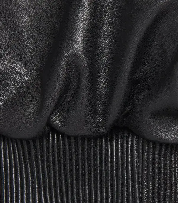 ARMA Hannah Leather Bomber Jacket