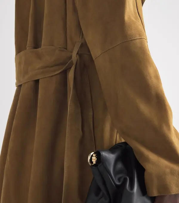 ARMA Lamb Suede Yava Trench Coat