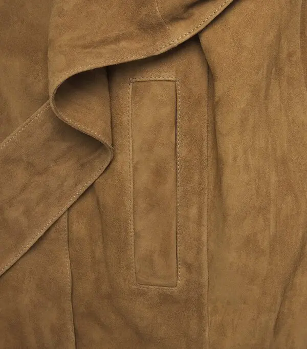 ARMA Lamb Suede Yava Trench Coat