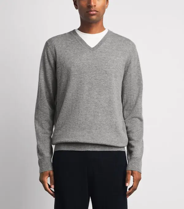 ALLUDE Cashmere V-neck Sweater