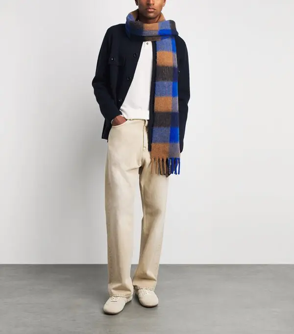 ALLUDE Virgin Wool-cashmere Overshirt - Navy