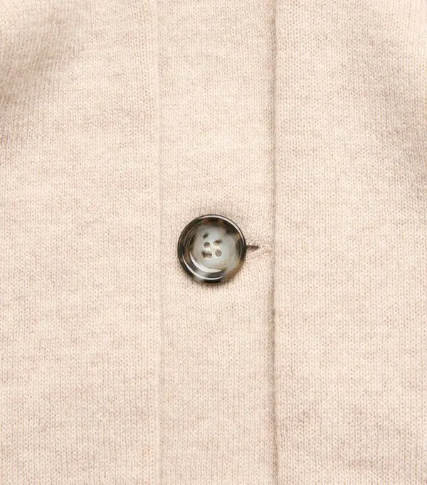 ALLUDE Wool-cashmere High-neck Cardigan