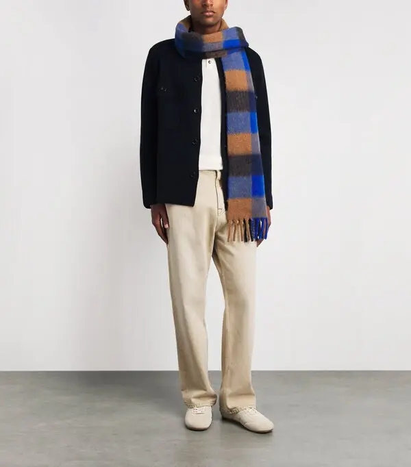 ALLUDE Virgin Wool Open-collar Polo Sweater