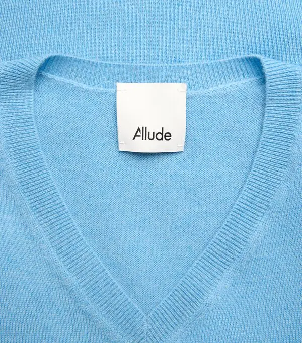 ALLUDE Cashmere V-neck Sweater