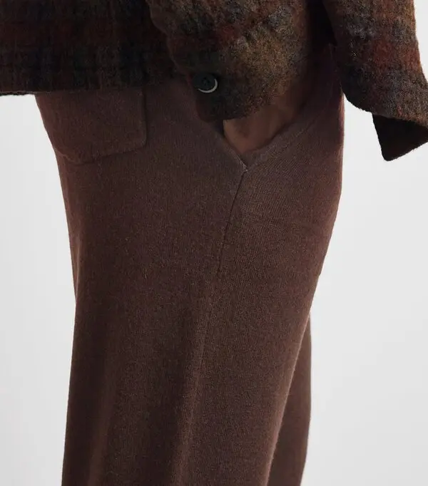 ALLUDE Virgin Wool-cashmere Sweatpants