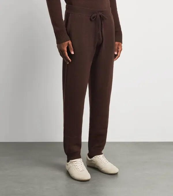 ALLUDE Virgin Wool-cashmere Sweatpants