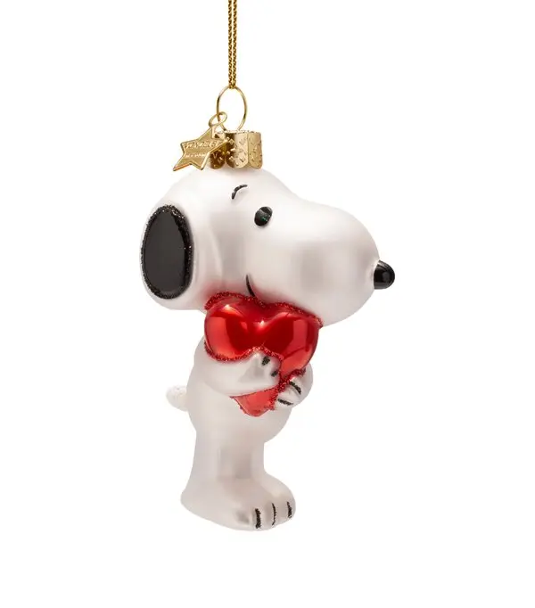 Harrods Glass Snoopy Tree Decoration