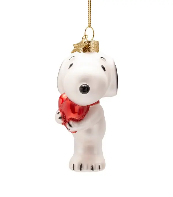 Harrods Glass Snoopy Tree Decoration
