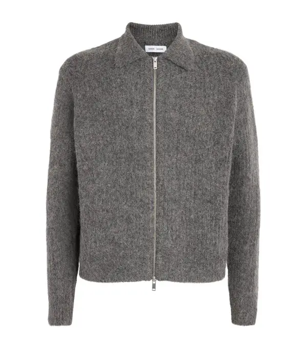 SAMSØE SAMSØE Alpaca-blend Zip-up Cardigan