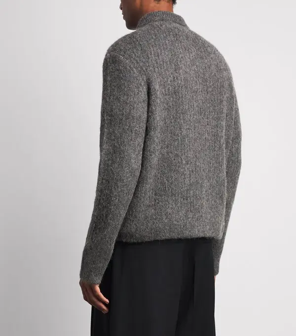 SAMSØE SAMSØE Alpaca-blend Zip-up Cardigan