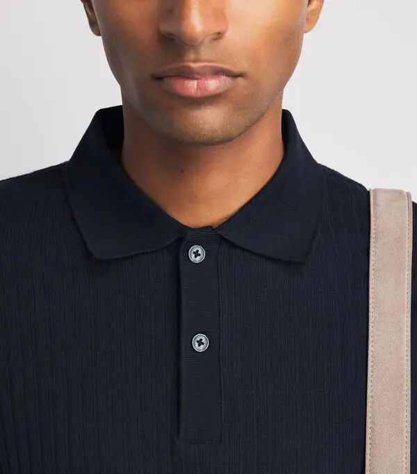 SAMSØE SAMSØE Organic Cotton Rib-kit Sajase Polo Shirt