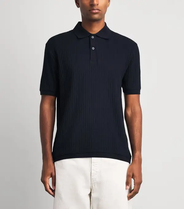 SAMSØE SAMSØE Organic Cotton Rib-kit Sajase Polo Shirt