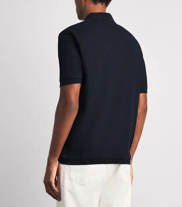 SAMSØE SAMSØE Organic Cotton Rib-kit Sajase Polo Shirt