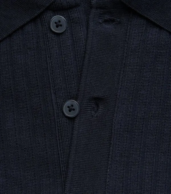 SAMSØE SAMSØE Organic Cotton Rib-kit Sajase Polo Shirt