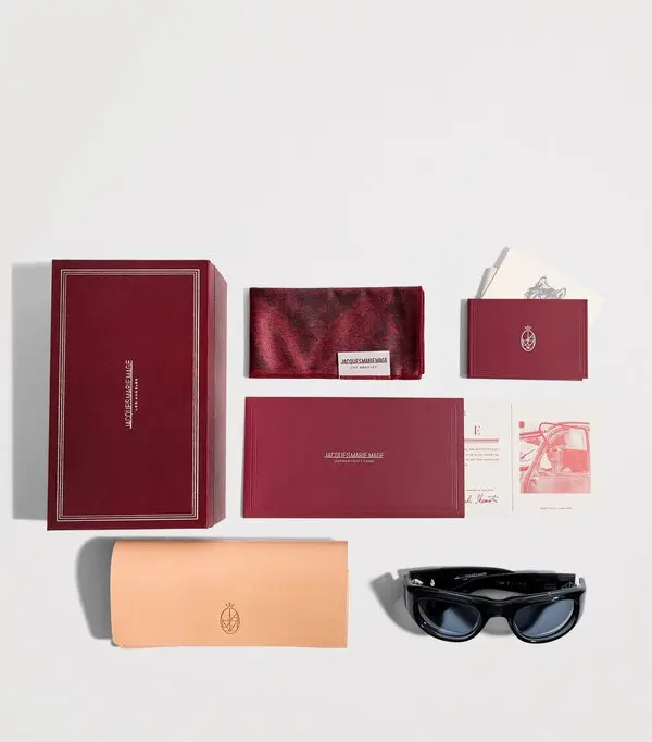 JACQUES MARIE MAGE Acetate Clyde Oval Sunglasses