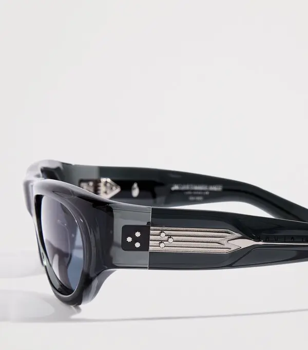 JACQUES MARIE MAGE Acetate Clyde Oval Sunglasses