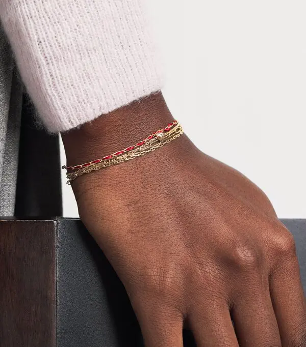 REDLINE Yellow Gold And Diamond Generous Bracelet
