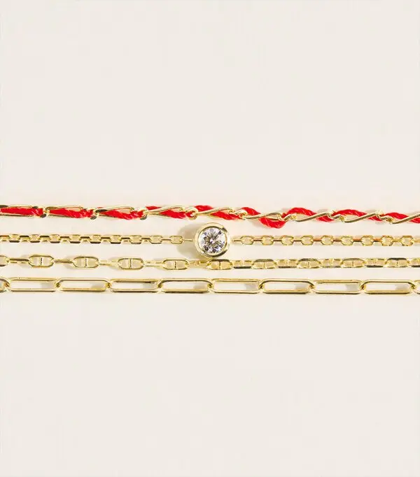 REDLINE Yellow Gold And Diamond Generous Bracelet