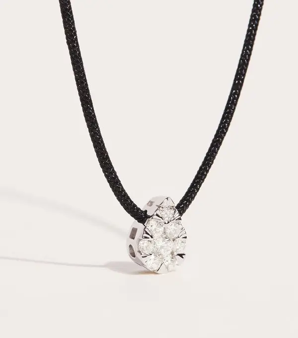 PERSEE Gold And Diamond Floating Necklace