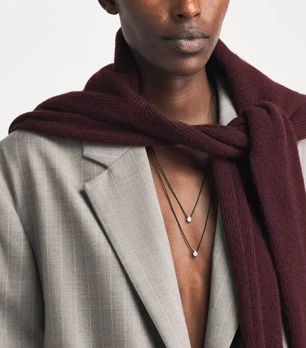 PERSEE Gold And Diamond Danaé Cord Necklace