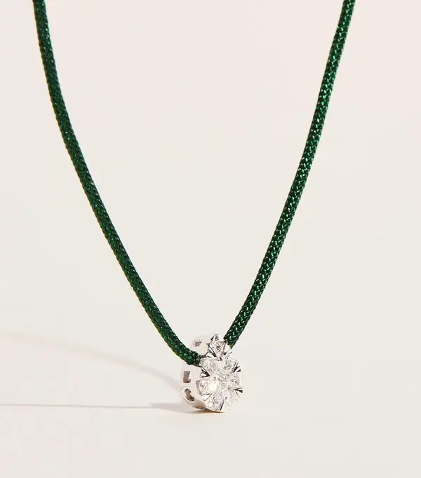 PERSEE Gold And Diamond Danaé Cord Necklace