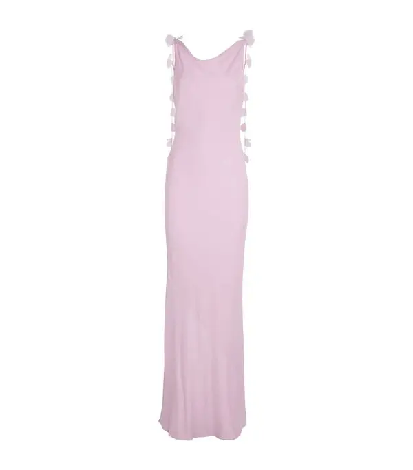 Cult Gaia Silk Satin Nymeria Gown - Pink