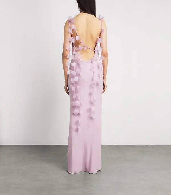 Cult Gaia Silk Satin Nymeria Gown