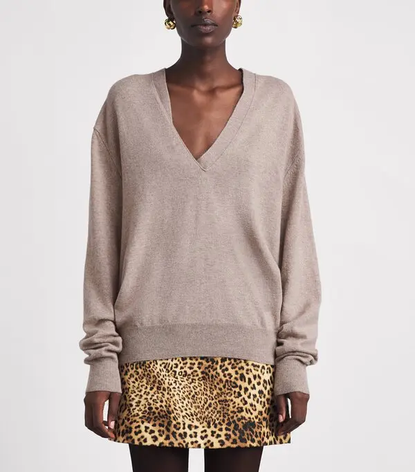 Source Unknown Cashmere-wool Half-twist Byron Sweater