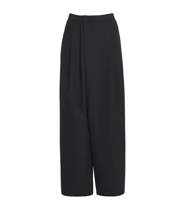 Source Unknown Leiko Pleated Wide-leg Trousers