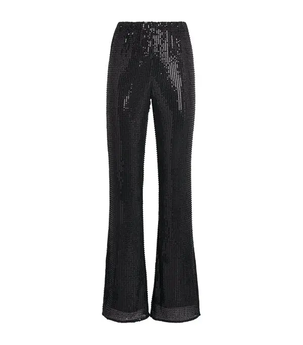 TOCCIN Sequin Gemma Trousers - Black