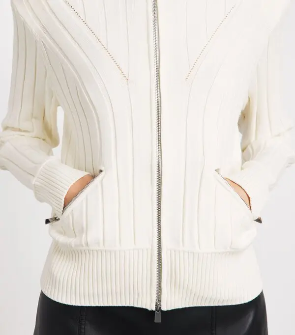 TOCCIN Zip-front Holly Cardigan