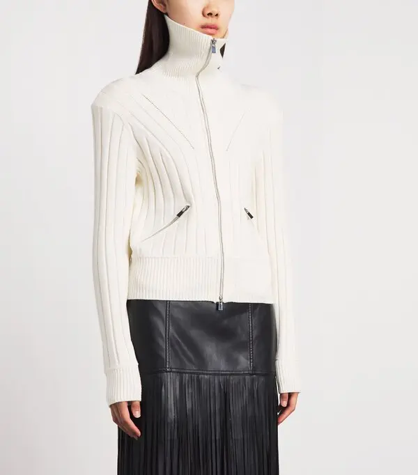 TOCCIN Zip-front Holly Cardigan