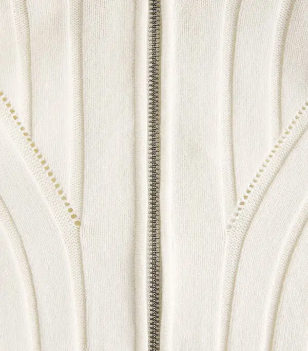TOCCIN Zip-front Holly Cardigan