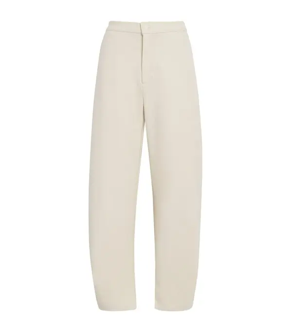 Source Unknown Twill Balloon Wide-leg Trousers - Ivory