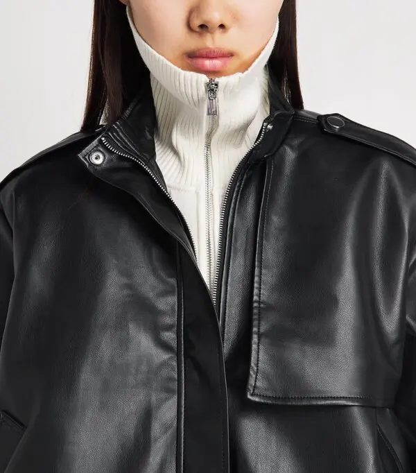 TOCCIN Funnel-neck Alyssa Bomber Jacket