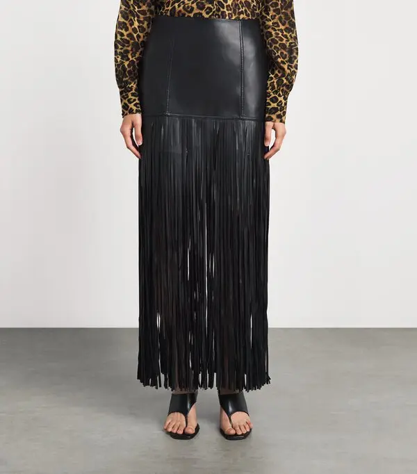 TOCCIN Fringe Soren Mini Skirt
