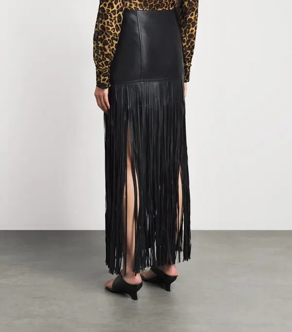 TOCCIN Fringe Soren Mini Skirt