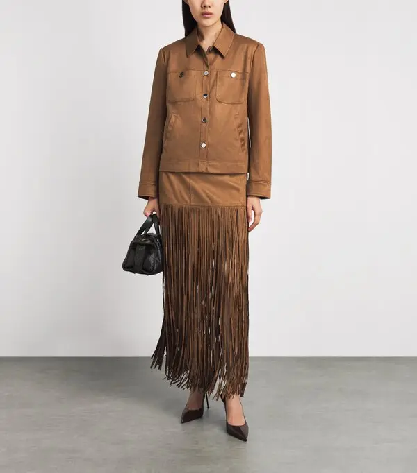 TOCCIN Faux Suede Isayla Shacket