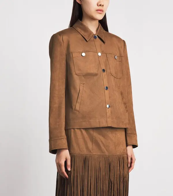 TOCCIN Faux Suede Isayla Shacket