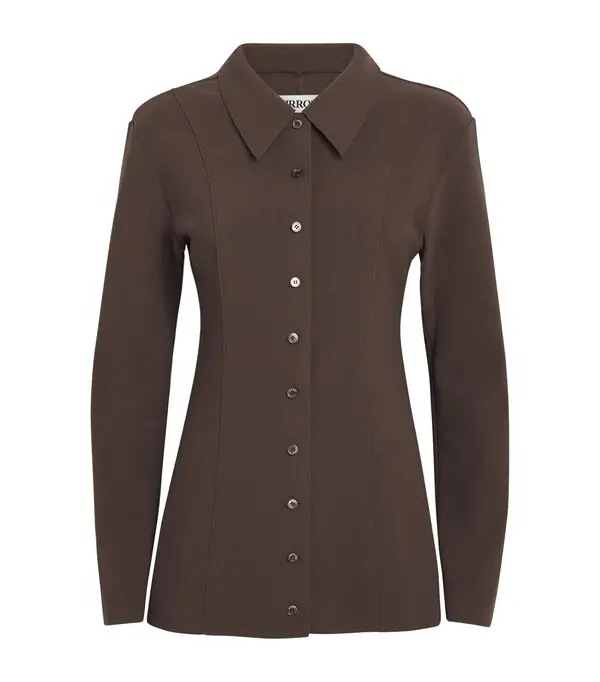 BIRROT Lay 2 Fitted Shirt - Brown