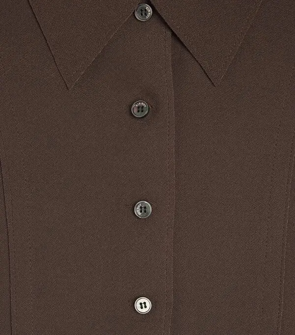 BIRROT Lay 2 Fitted Shirt - Brown