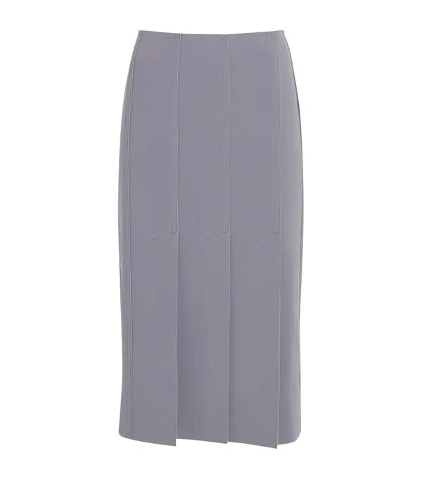 BIRROT Lay 2 Pleated Midi Skirt