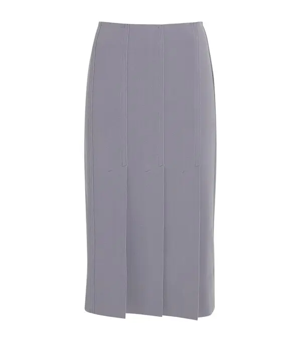 BIRROT Lay 2 Pleated Midi Skirt