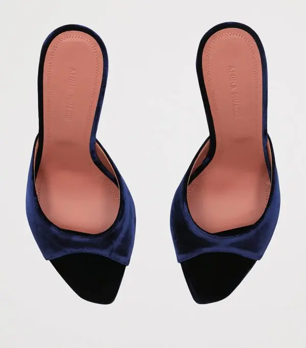 Amina Muaddi Velvet Alexa Mules 95