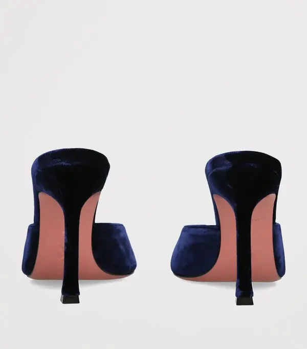 Amina Muaddi Velvet Alexa Mules 95
