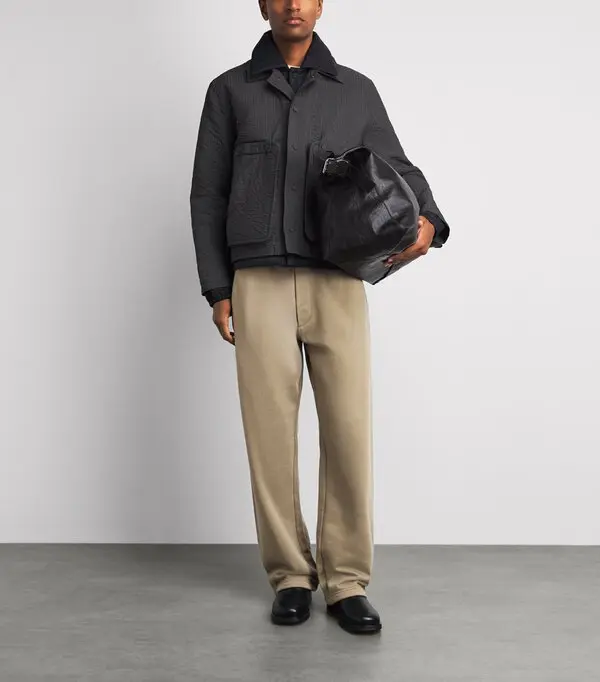 C.P. COMPANY Cotton Diagonal Raised Fleece Sweatpants