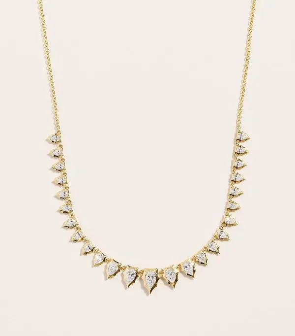 JADE TRAU Yellow And Diamond Envoy Riviera Necklace - Gold