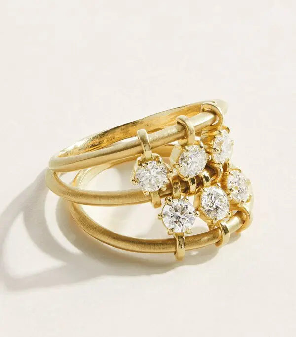 JADE TRAU Yellow And Diamond Penelope Ring