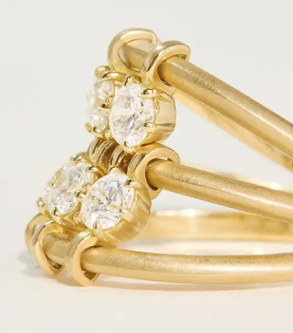JADE TRAU Yellow And Diamond Penelope Ring